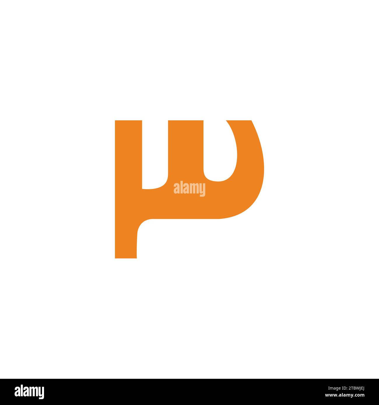 letter pw doodle simple logo vector Stock Vector Image & Art - Alamy