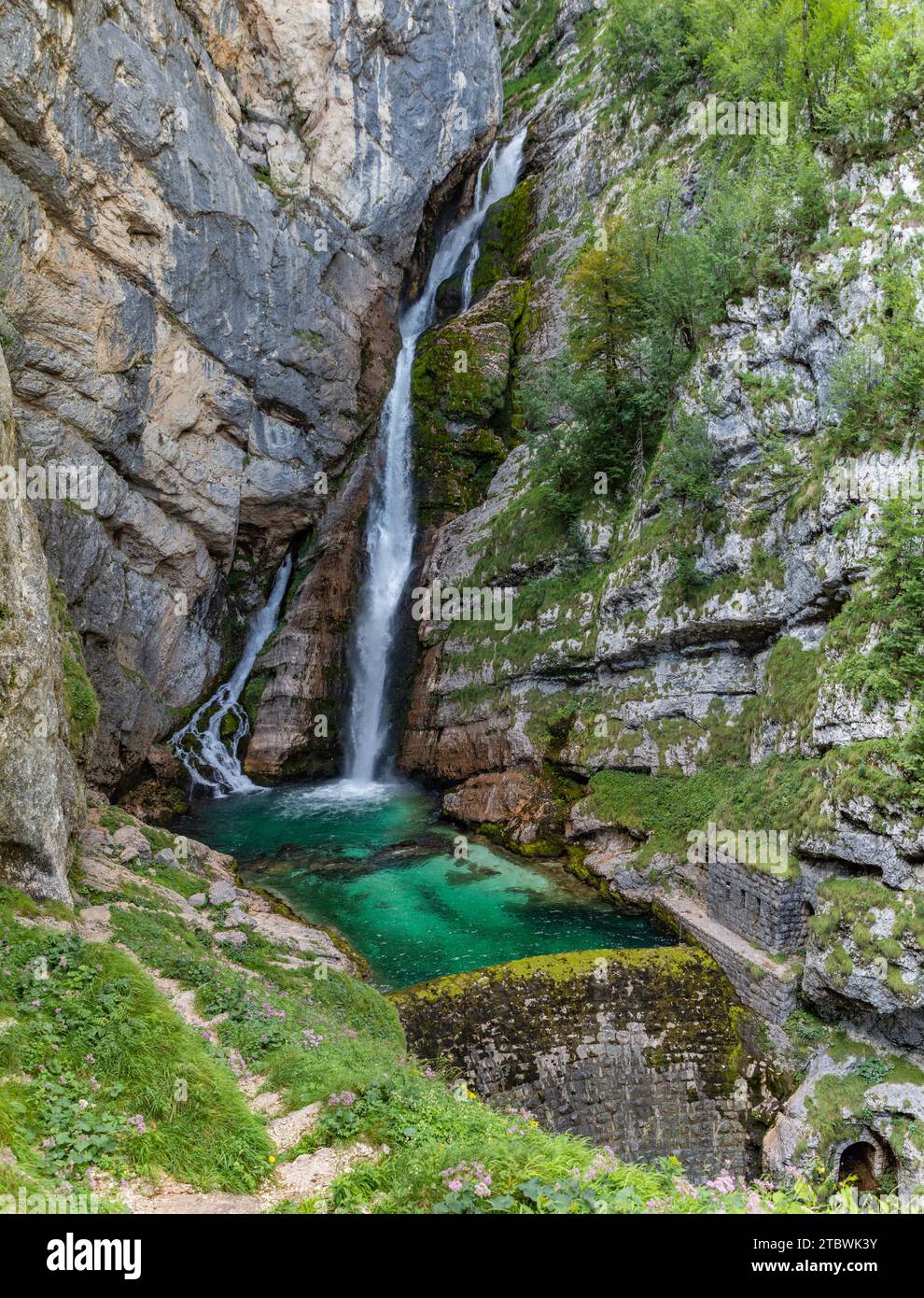 A picture of Savica Waterfall Stock Photo - Alamy