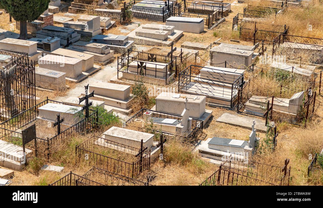 A picture of the Mount Zion Cemetery Stock Photo - Alamy