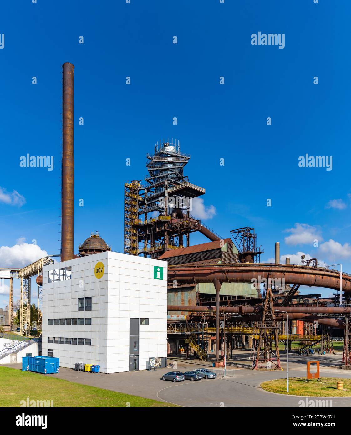 A picture of the Lower Vitkovice industrial complex focused on the Bolt ...