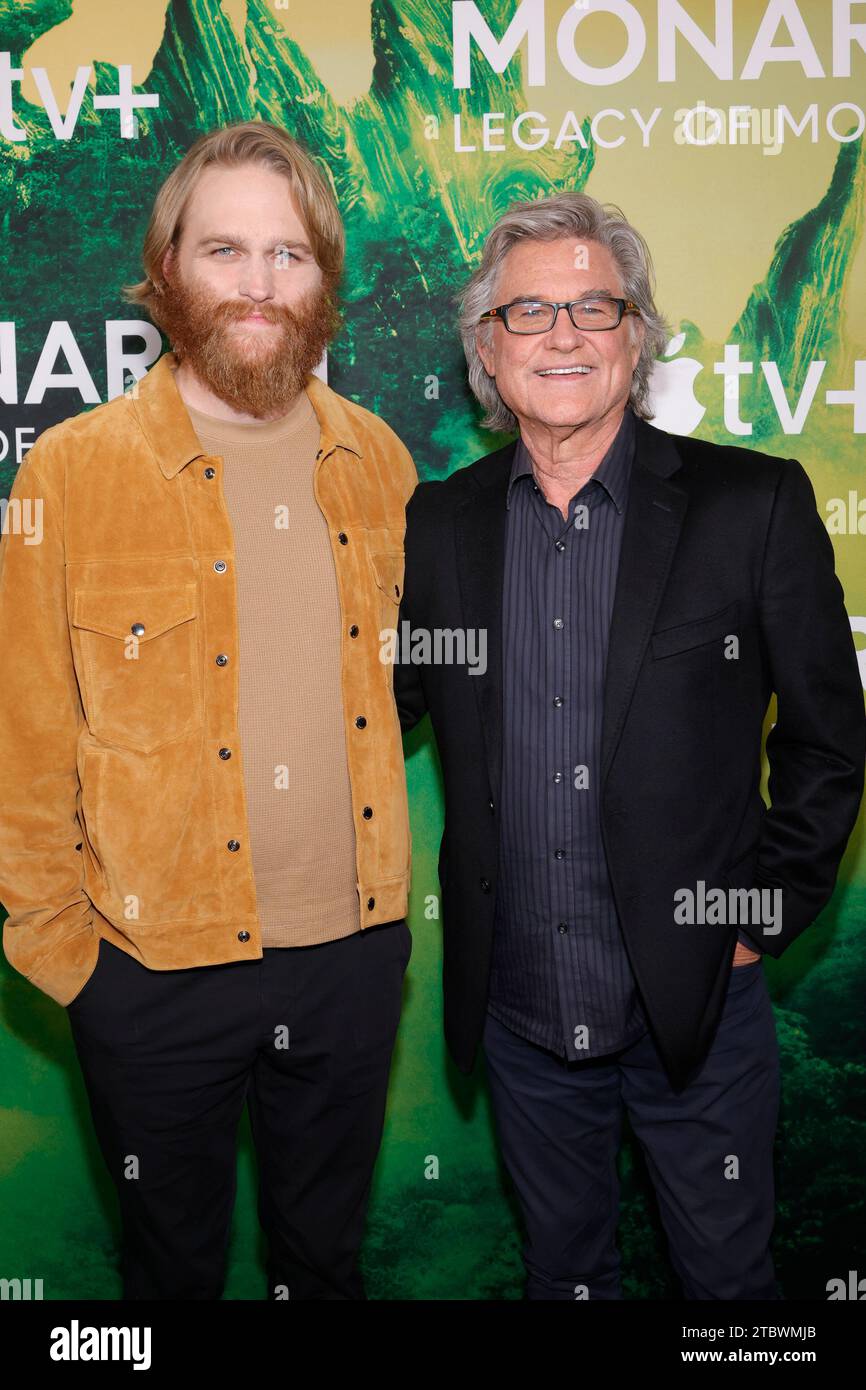Beverly Hills, Ca. 8th Dec, 2023. Wyatt Russell and Kurt Russell at ...