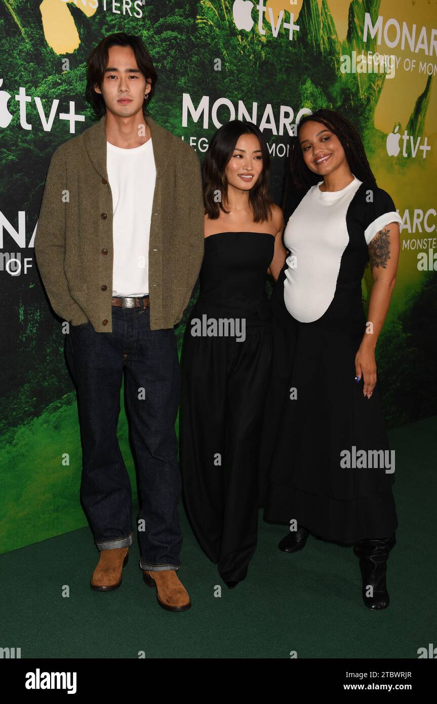 Beverly Hills, Ca. 8th Dec, 2023. Ren Watabe, Ana Sawai and Kiersey ...