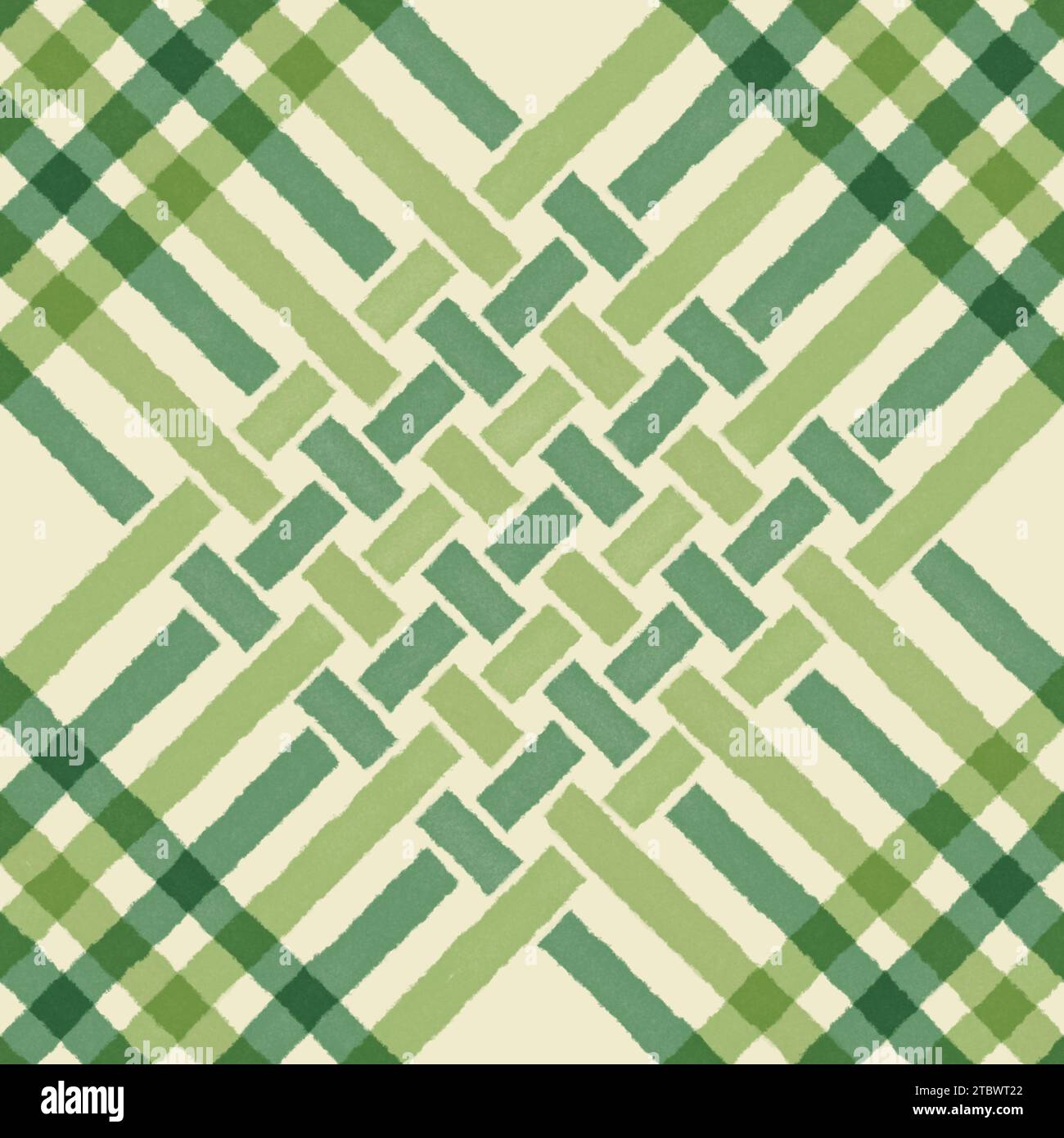 Seamless Pattern Watercolor Weave Geometric Green background Wallpaper ...