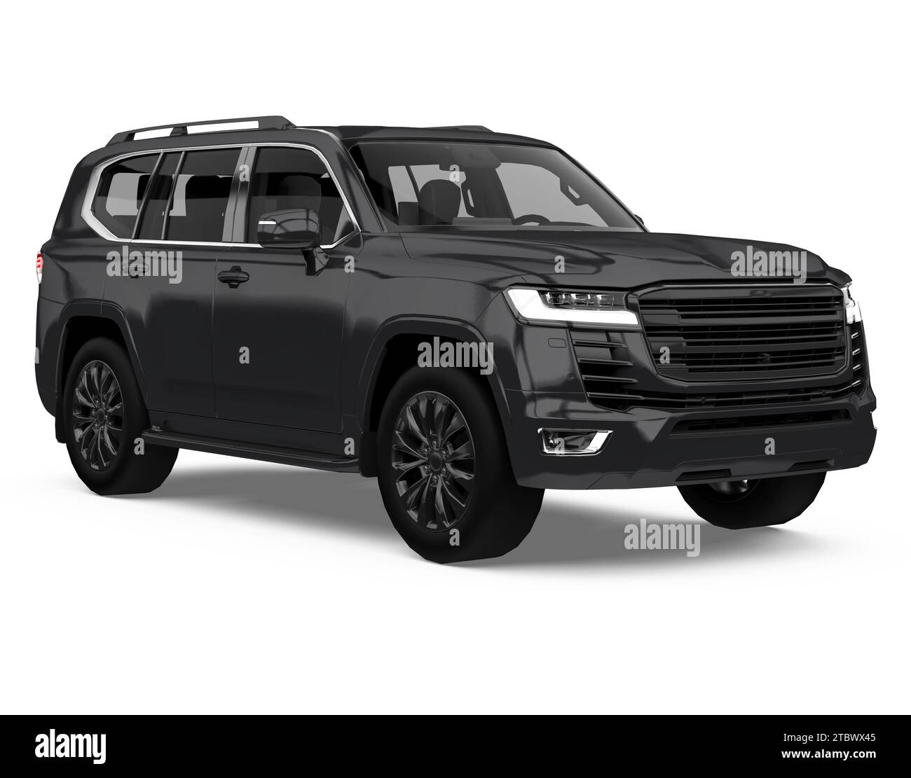 Black SUV Car Isolated Stock Photo - Alamy