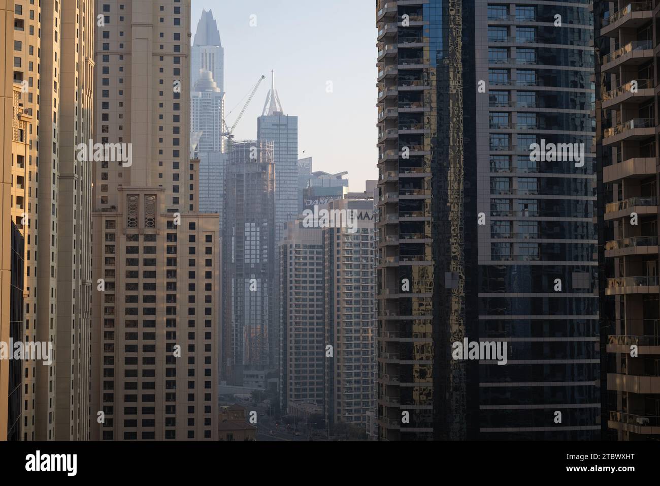 Dubai, United Arab Emirates. 09th Dec, 2023. View of a canyon in Dubai ...
