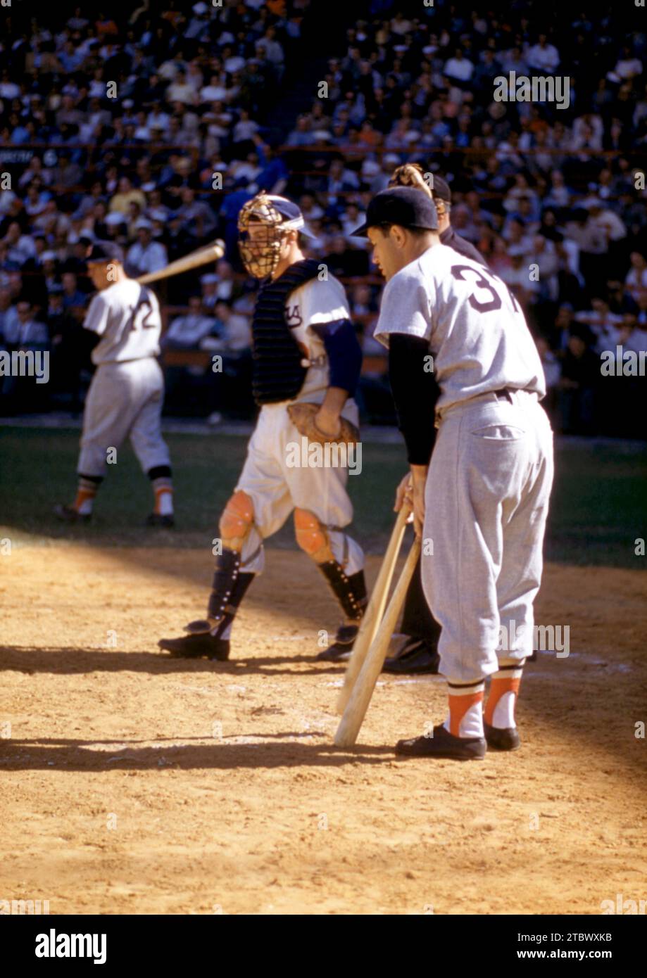 VERO BEACH, FL - MARCH, 1958: Jimmy Piersall #37 of the Boston Red Sox ...