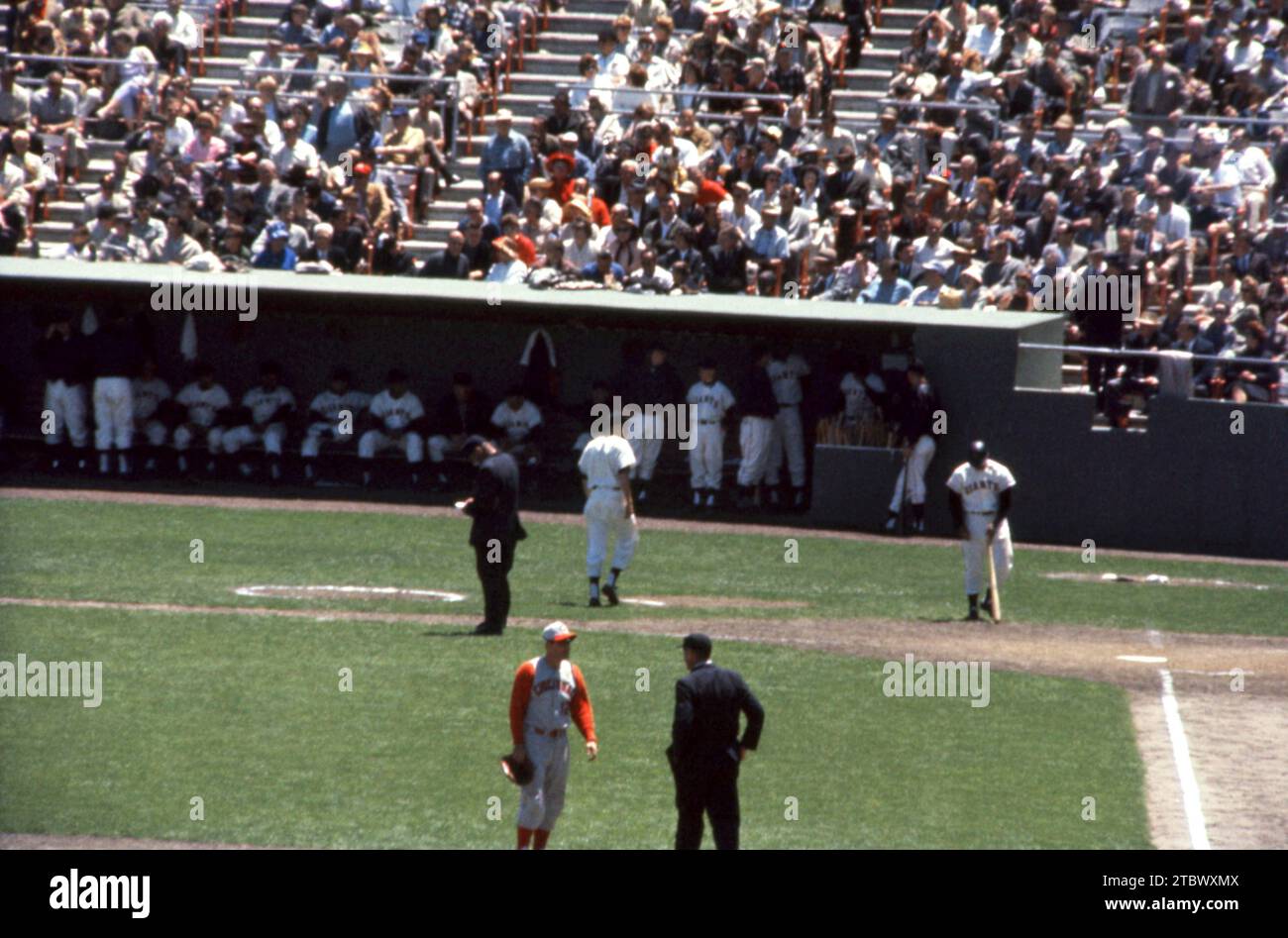 SAN FRANCISCO, CA - MAY 30: General view as third baseman Gene Freese ...