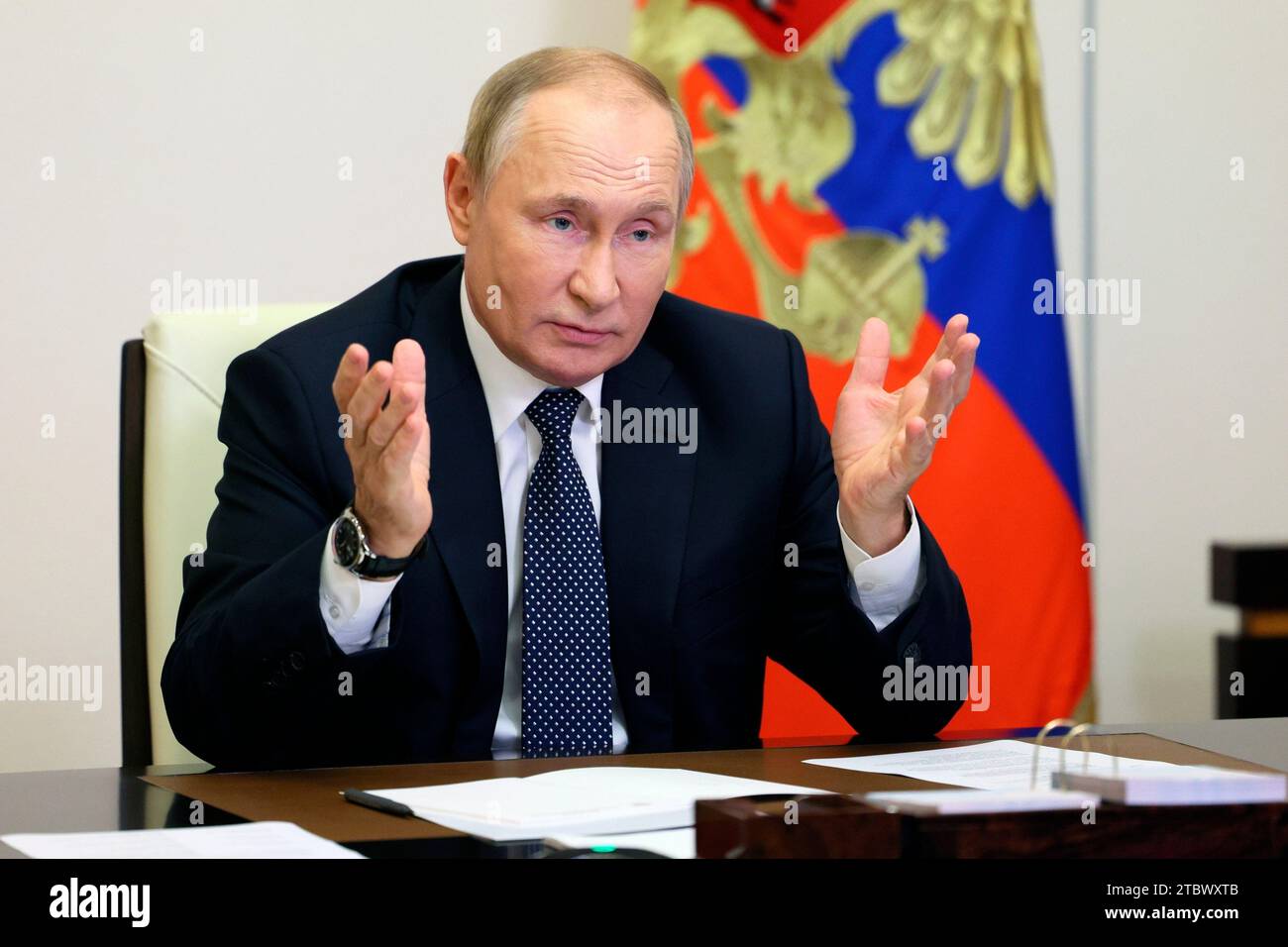 FILE - Russian President Vladimir Putin gestures during a meeting with ...