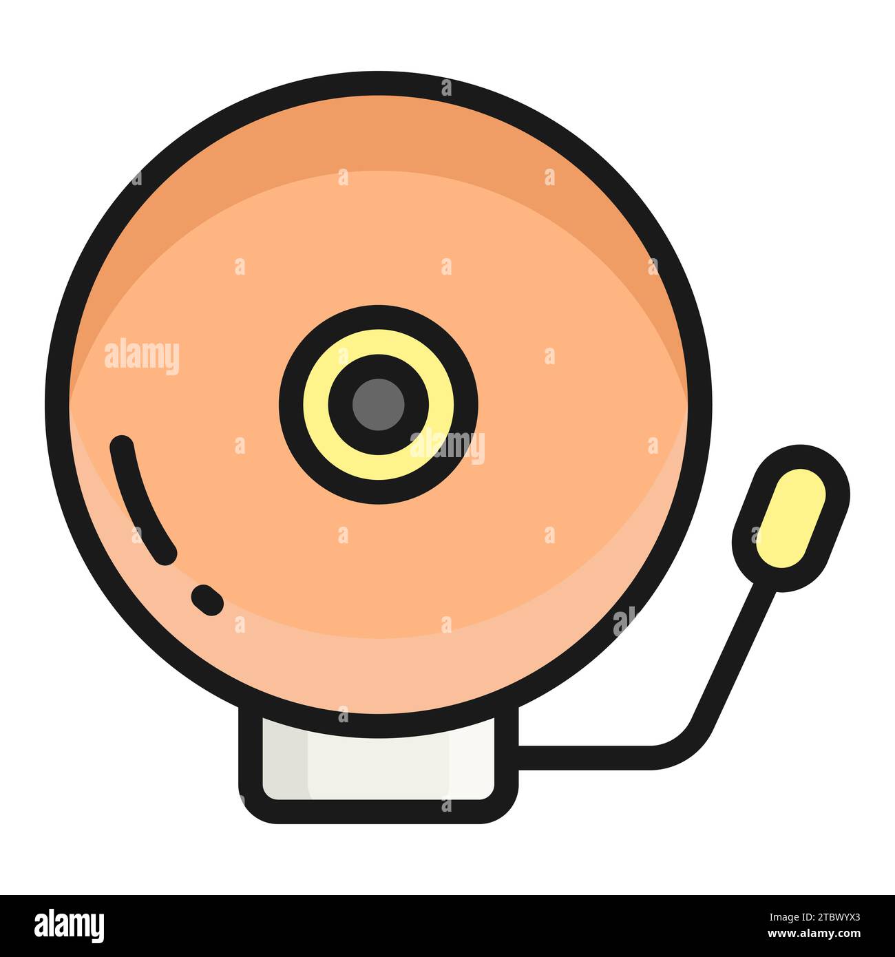 Bell buzzer Stock Vector Images - Alamy