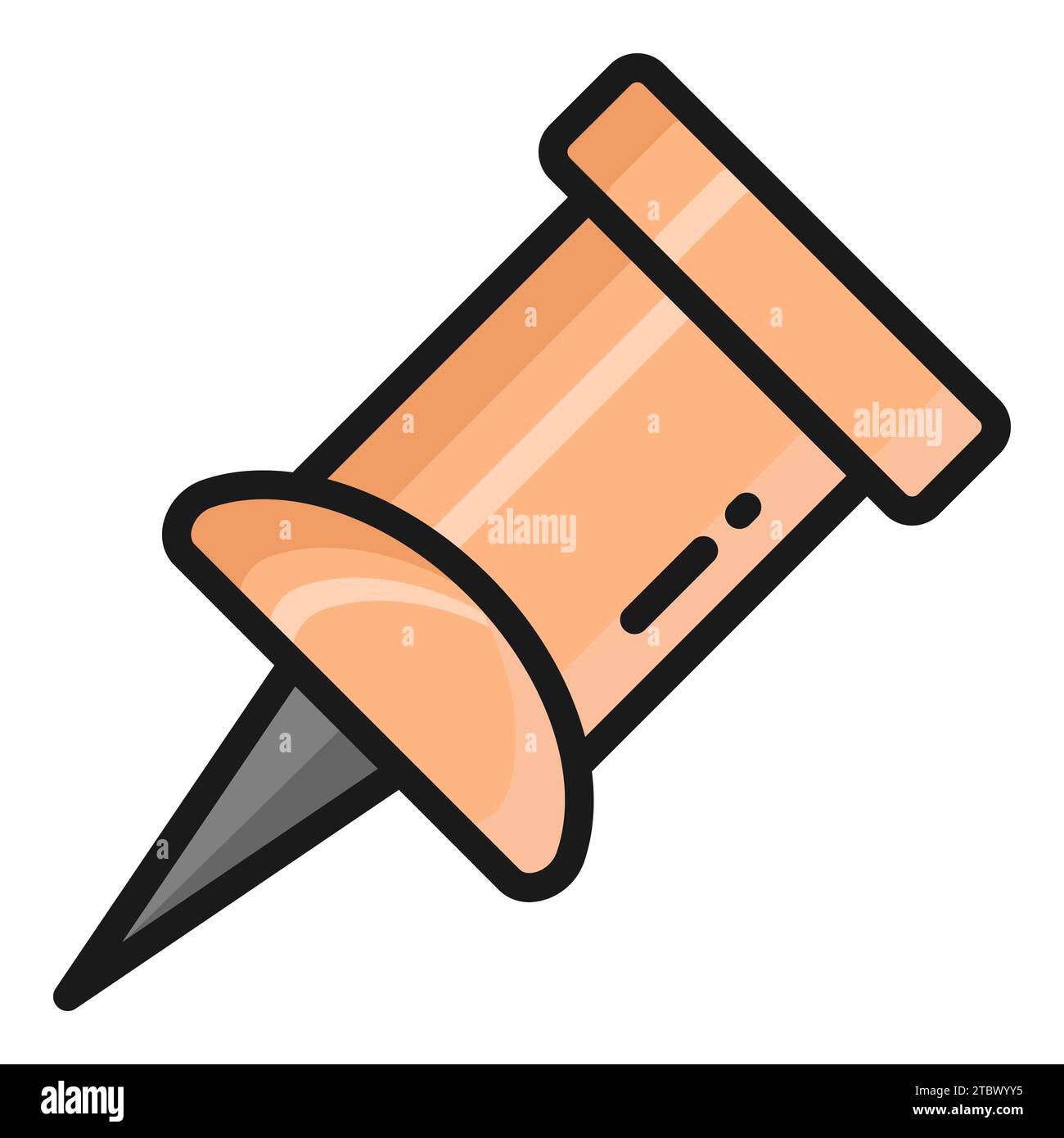 Pushpin vector hi-res stock photography and images - Alamy