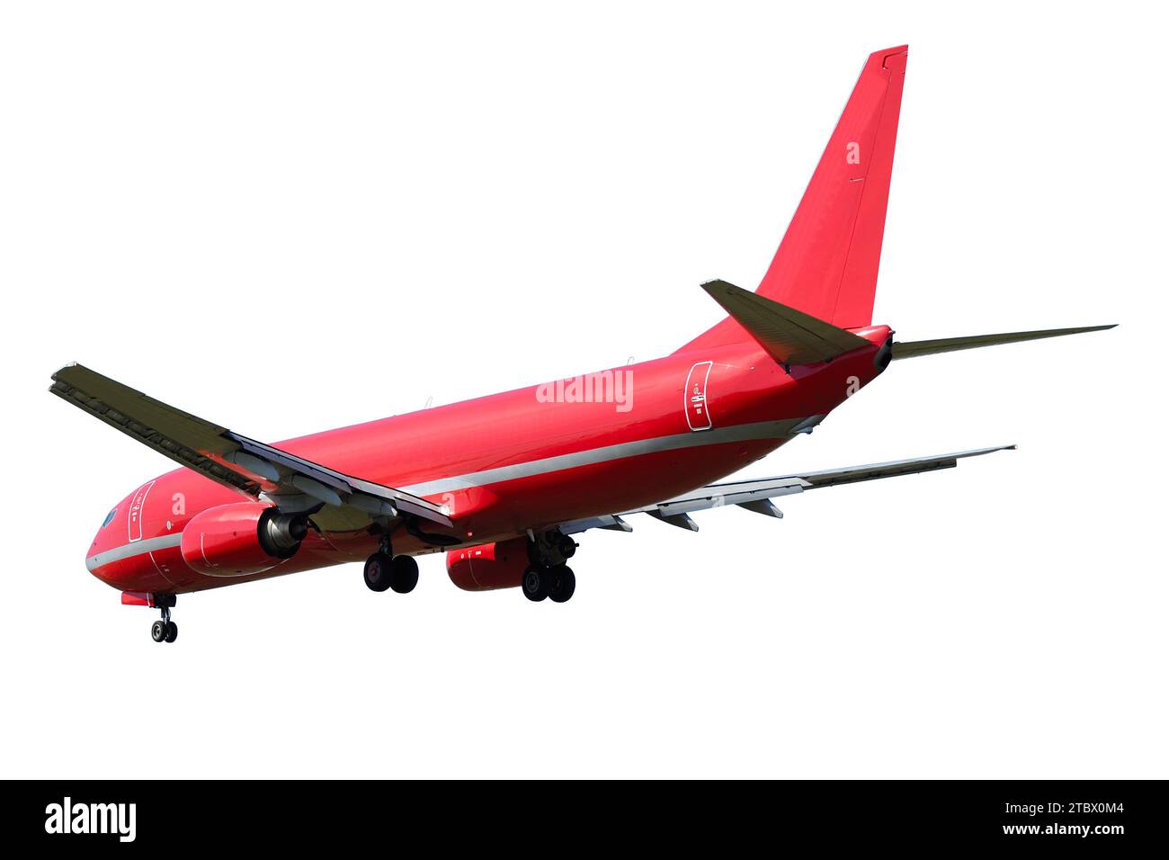 Plane is isolated on a clean white background Stock Photo - Alamy