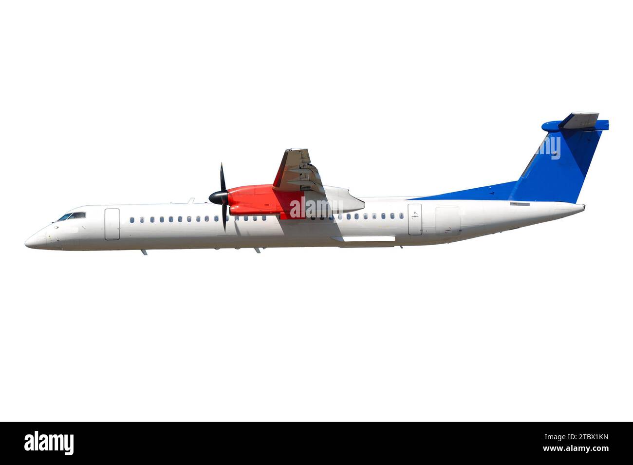 Plane is isolated on a clean white background Stock Photo - Alamy