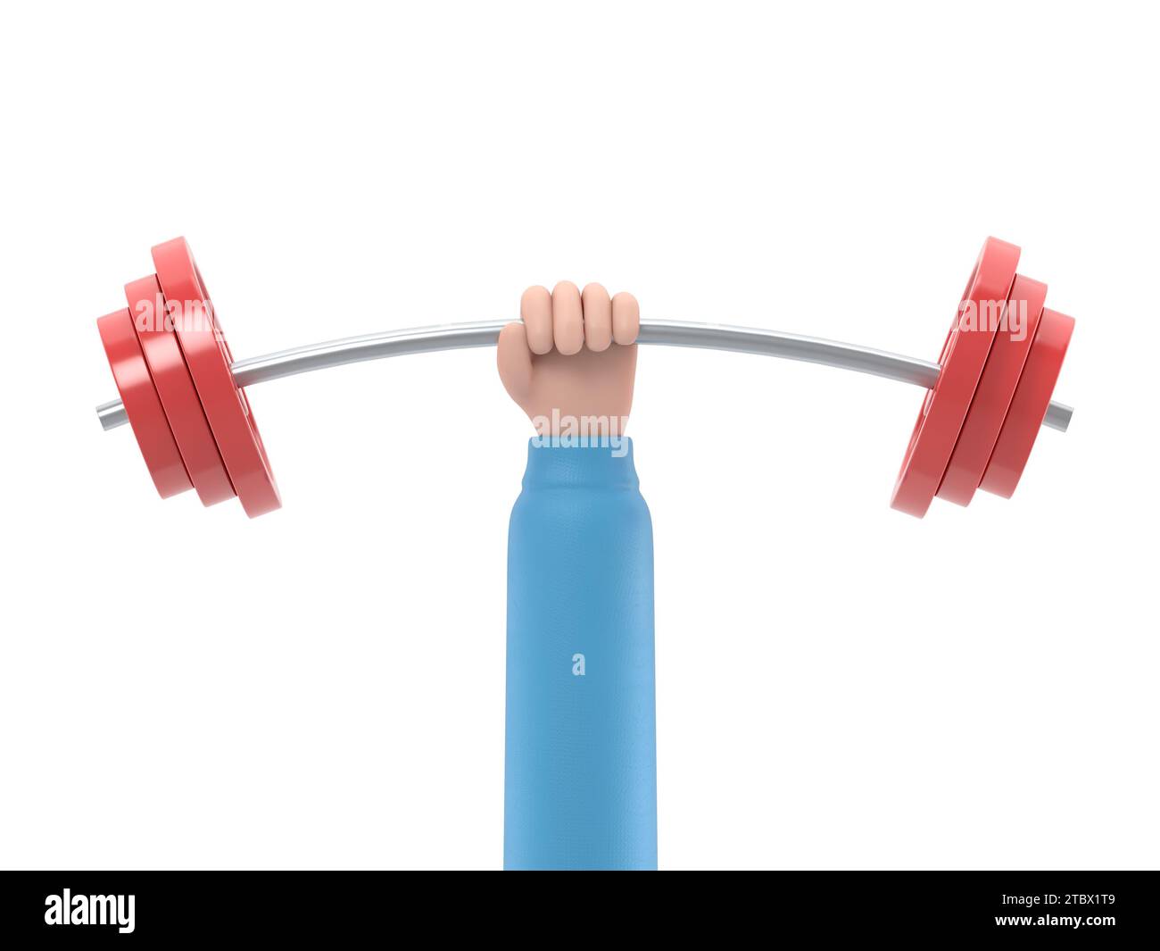 Strong concept. Barbell in hands icon. Hand of man holding a dumbbell ...