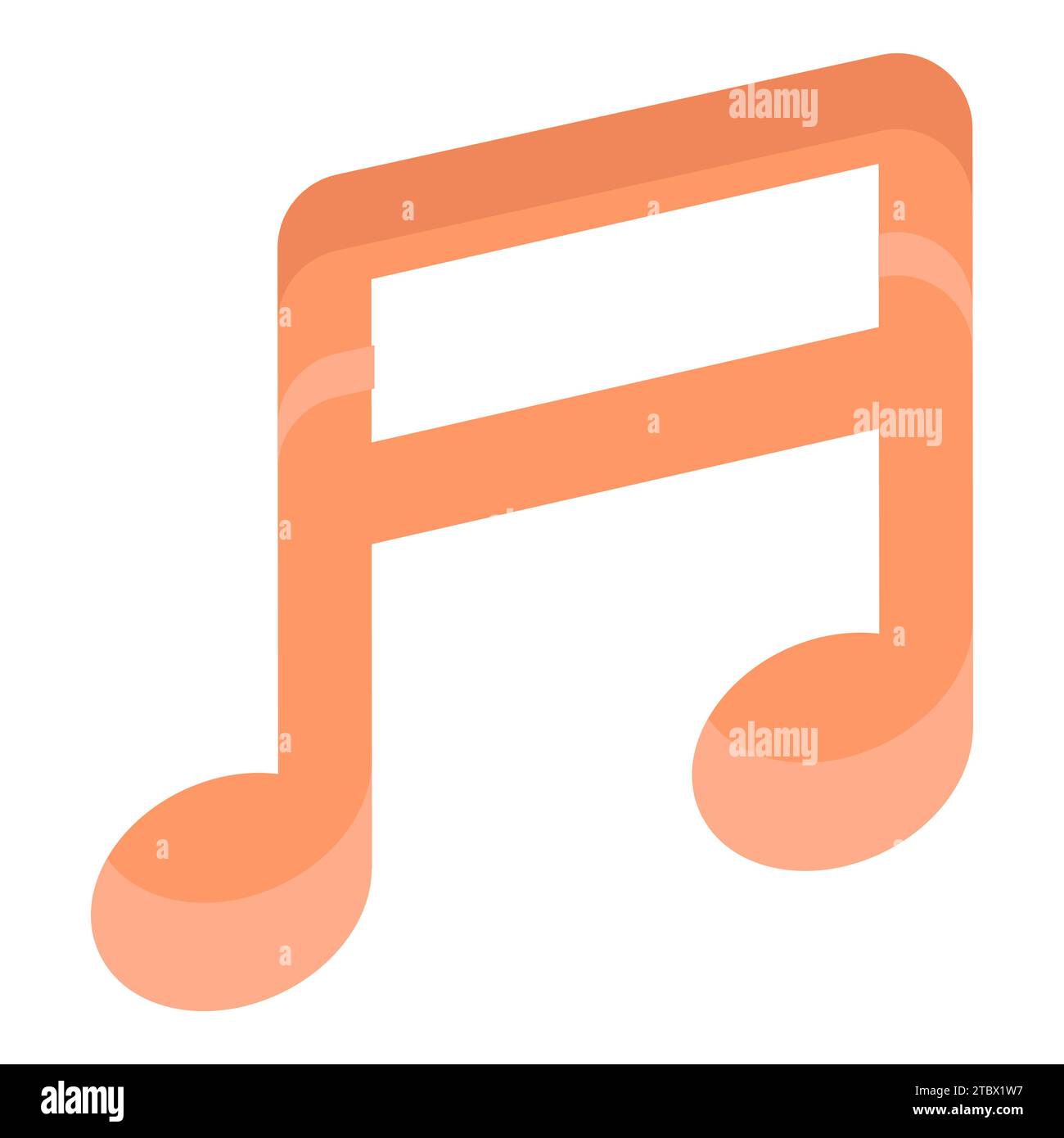 music symbol vector flat icon, school and education icon Stock Vector ...