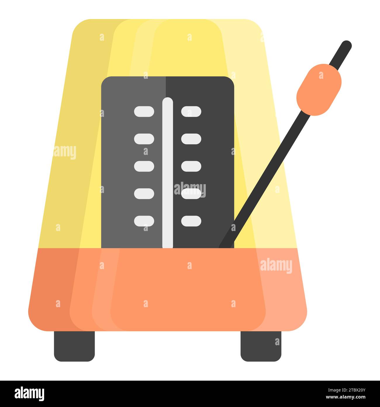Metronome vector flat icon, school and education icon Stock Vector ...