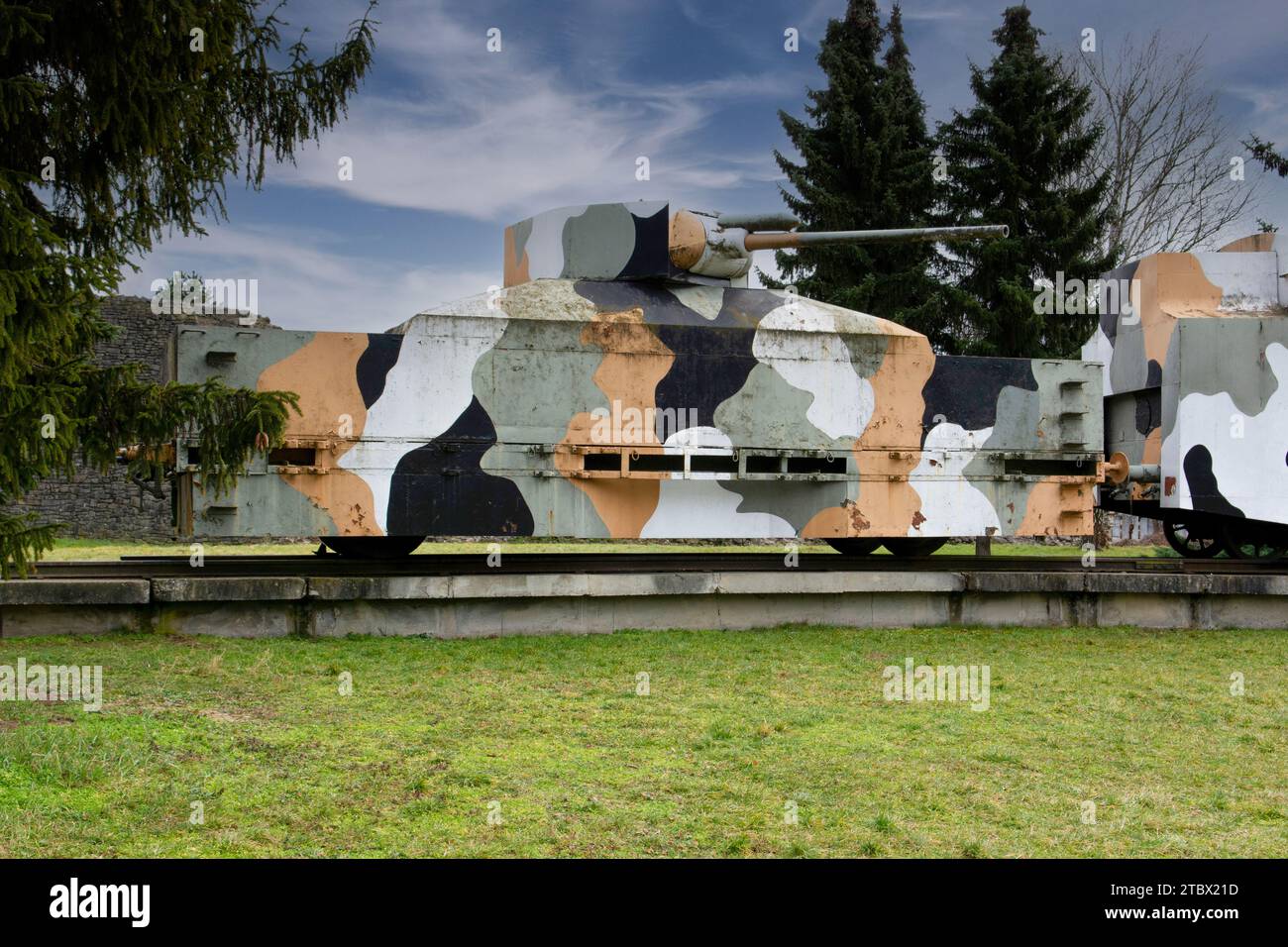 The Armored train Hurban. World War II. Slovak National Uprising ...