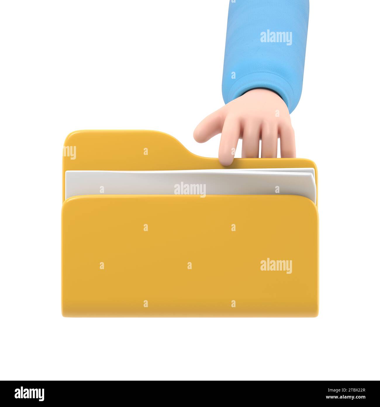 Cartoon folder icon hi-res stock photography and images - Alamy