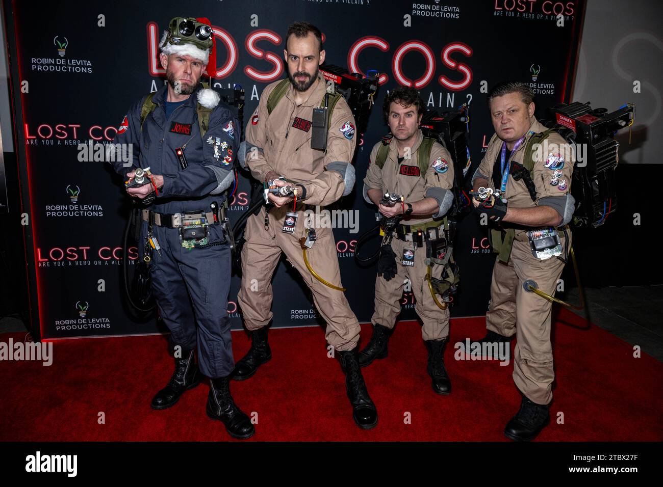 Los Angeles, USA. 08th Dec, 2023. Ghostbusters cosplayers attends Los Angeles cosplay movie ...
