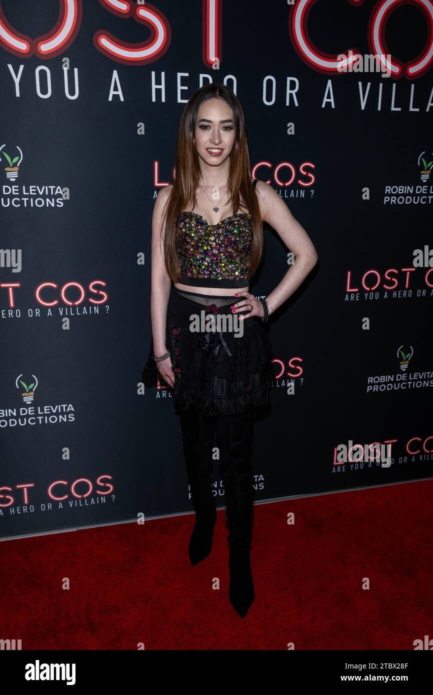 Los Angeles, USA. 08th Dec, 2023. Singer Sasha Anne attends Los Angeles cosplay movie premiere ...