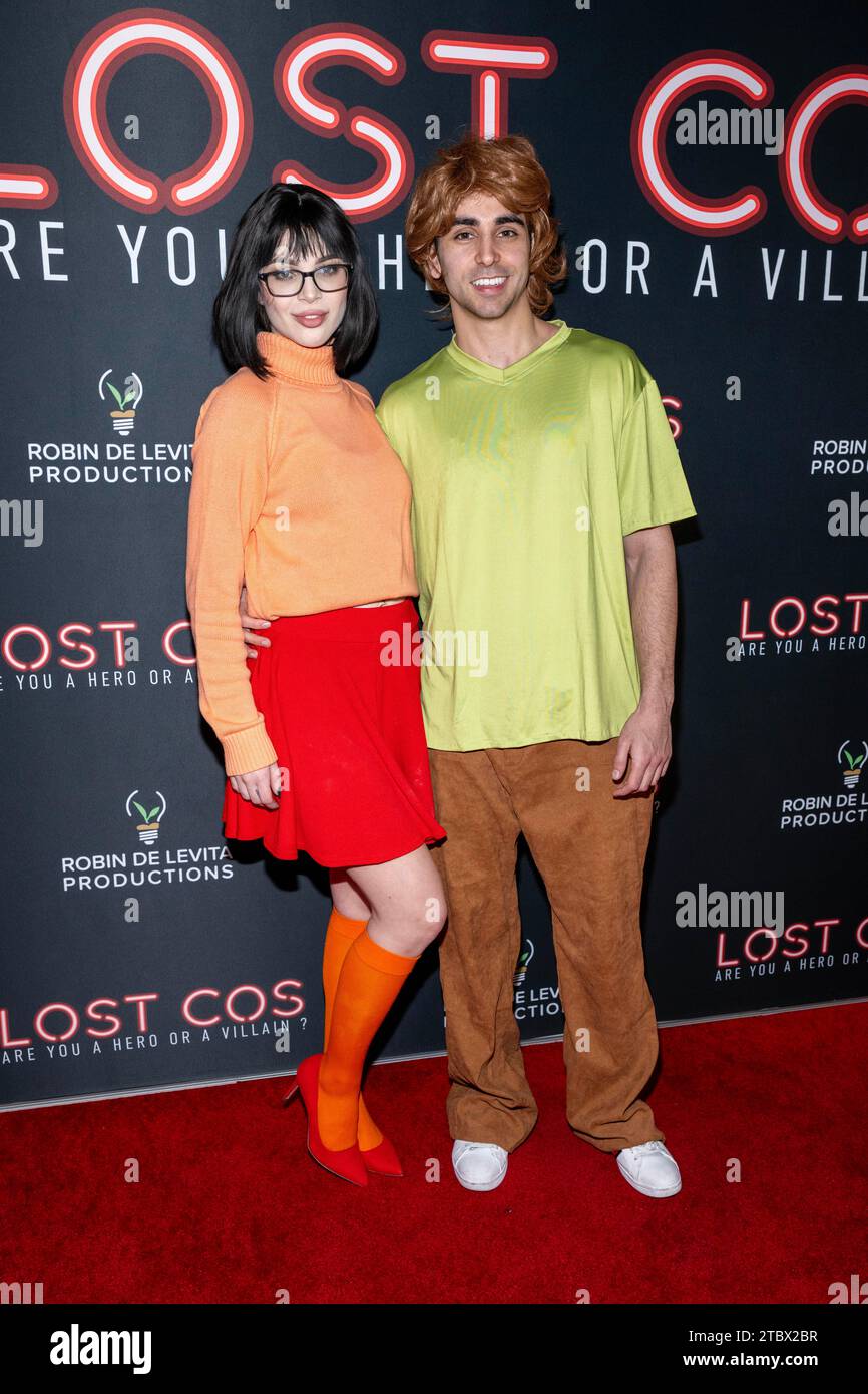 Los Angeles, USA. 08th Dec, 2023. Actress Madison DeCambra, Actor Mark Ricci attend Los Angeles ...