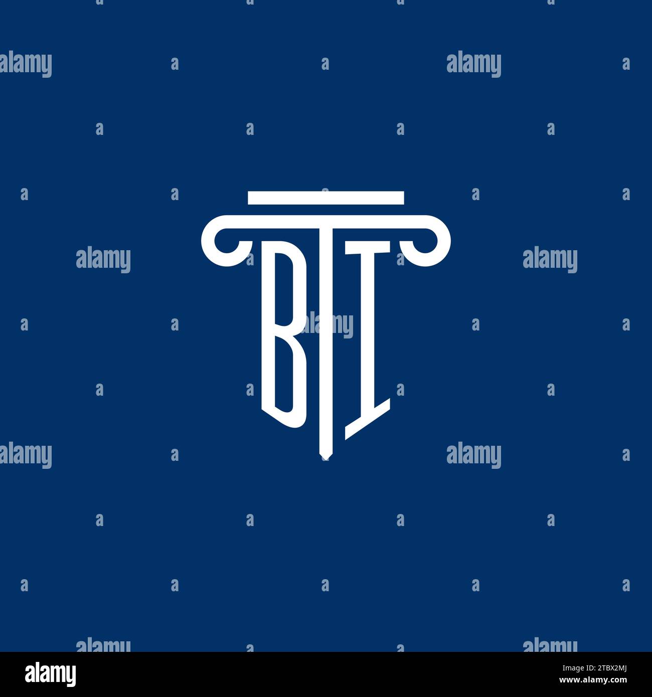 Initial bi logo hi-res stock photography and images - Alamy