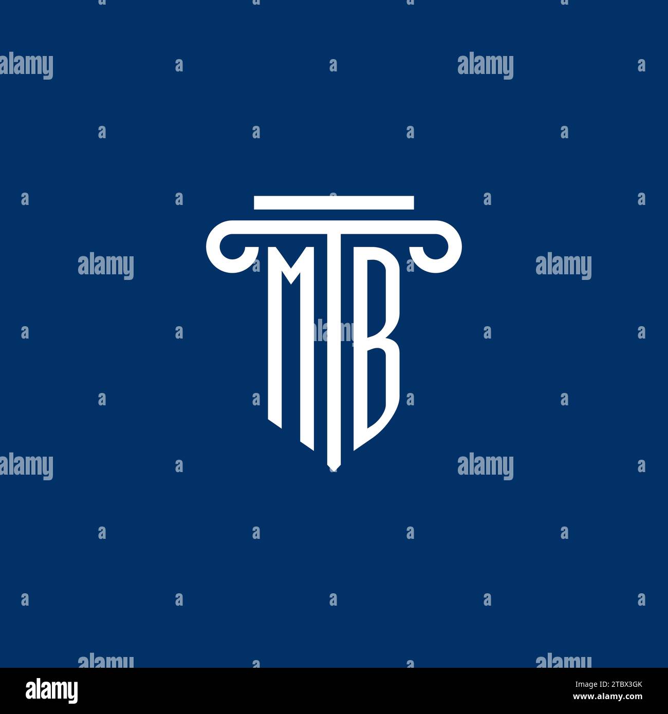 Initial mb Stock Vector Images - Alamy