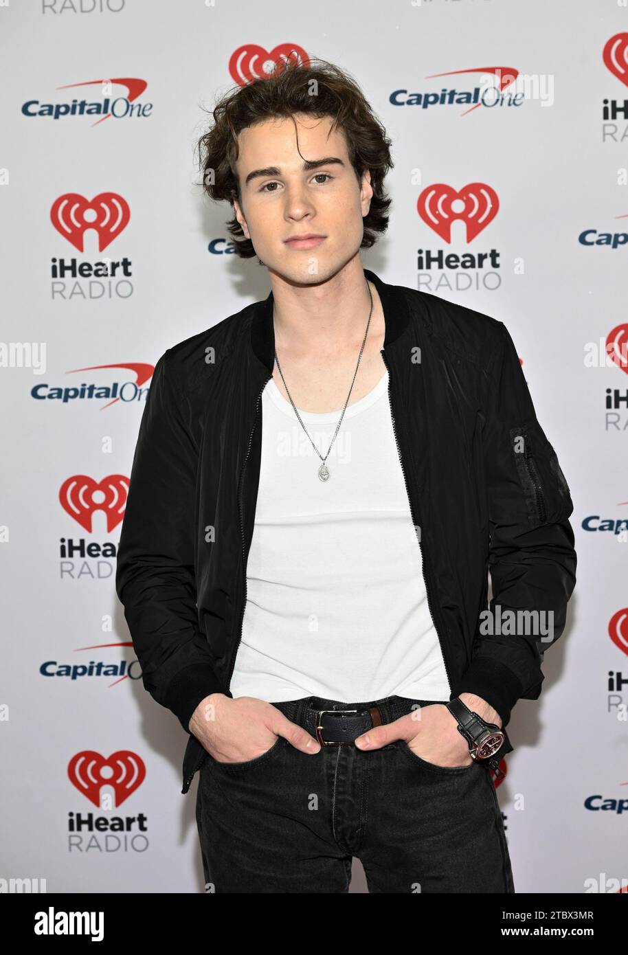 Winston Rider arrives at the iHeartRadio Jingle Ball on Friday, Dec. 8 ...