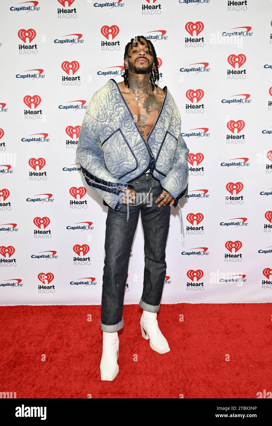 Owenn arrives at the iHeartRadio Jingle Ball on Friday, Dec. 8, 2023 ...