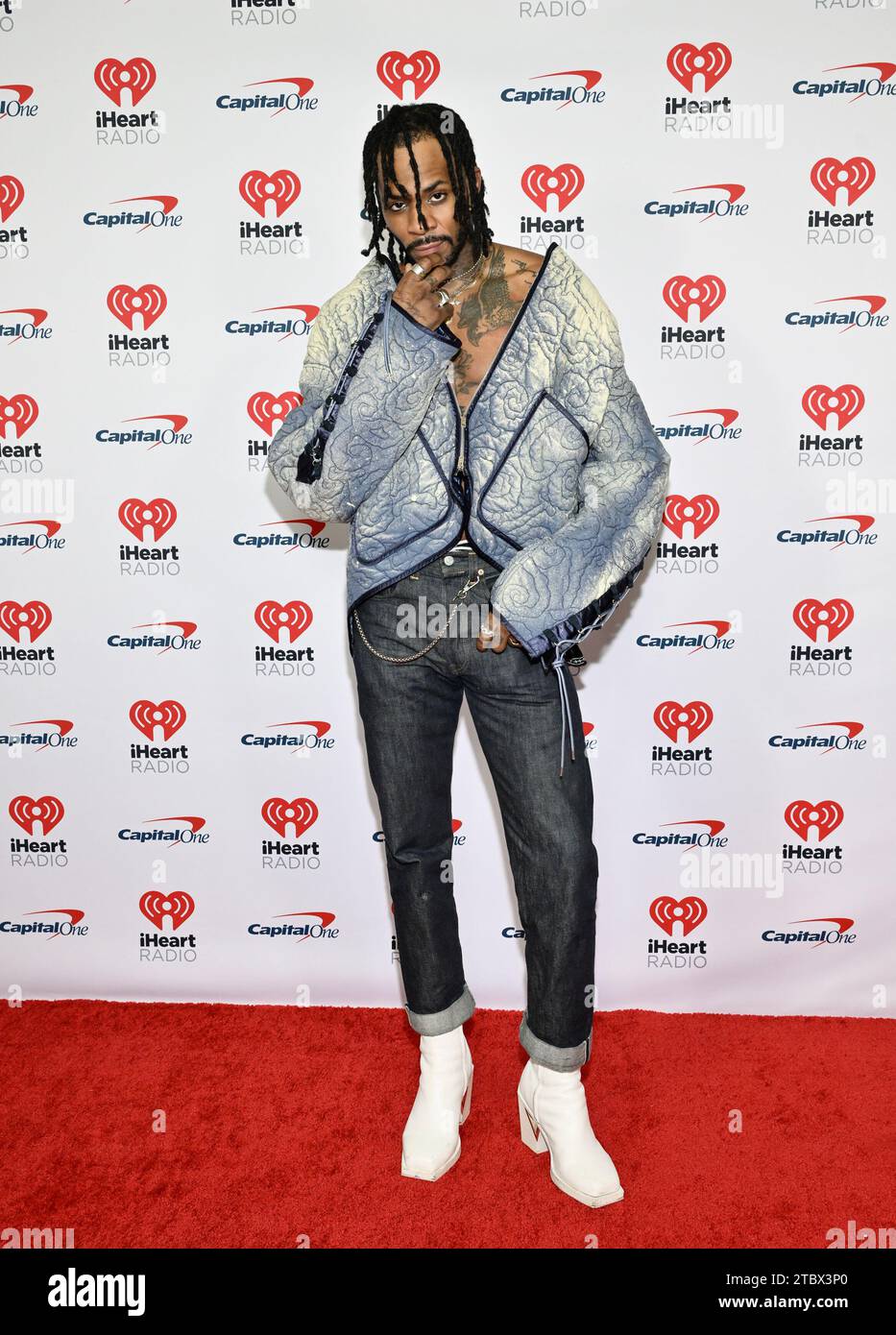 Owenn arrives at the iHeartRadio Jingle Ball on Friday, Dec. 8, 2023 ...