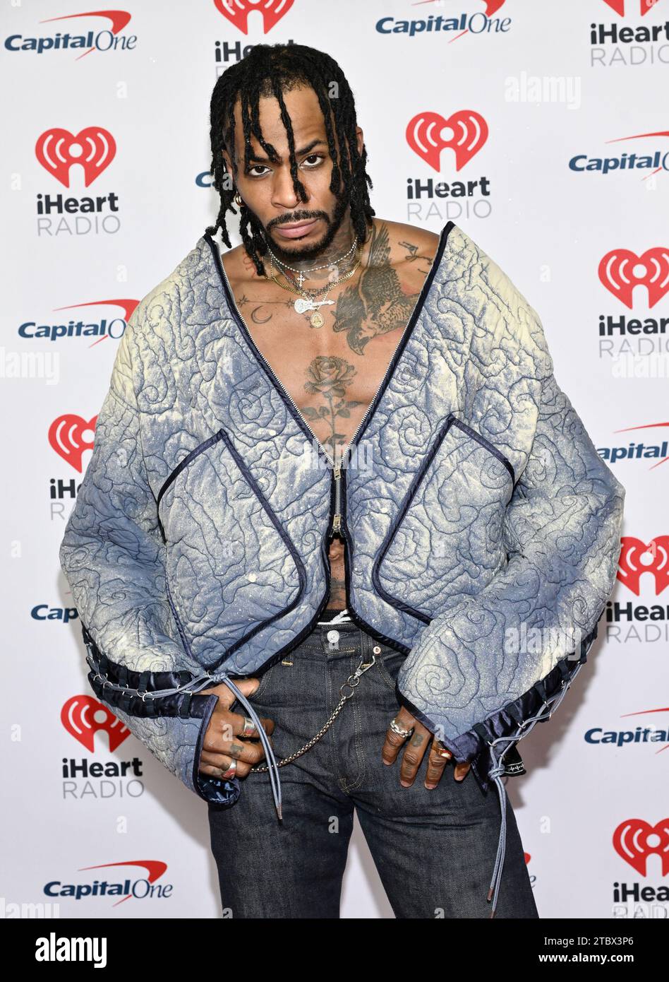 Owenn arrives at the iHeartRadio Jingle Ball on Friday, Dec. 8, 2023 ...