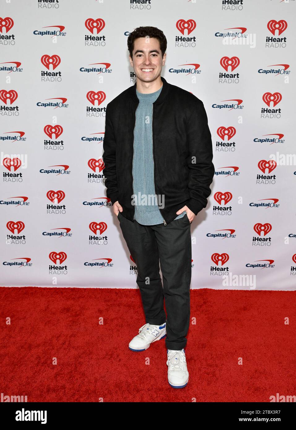 Eric Suerez arrives at the iHeartRadio Jingle Ball on Friday, Dec. 8 ...