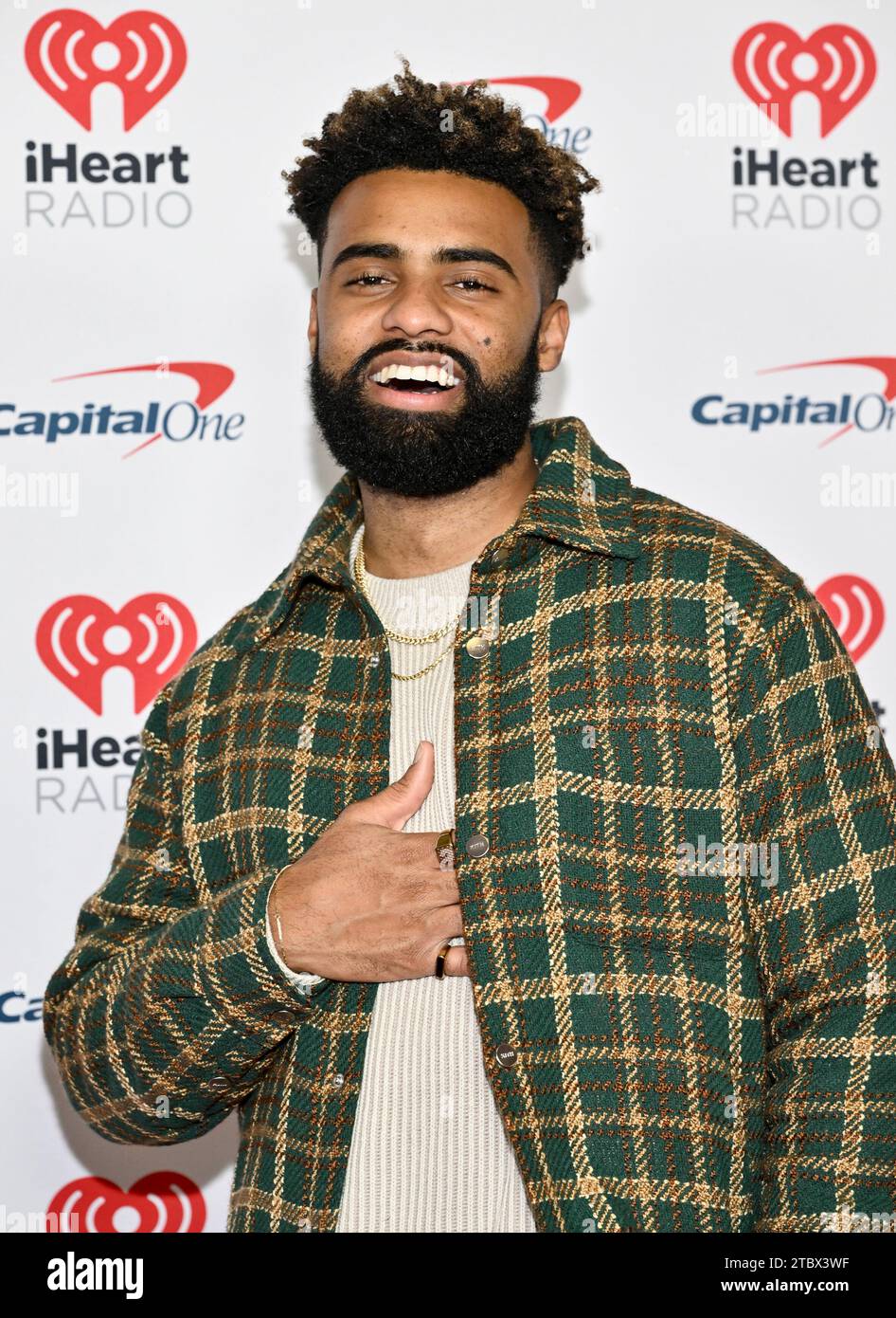 Paul Russell arrives at the iHeartRadio Jingle Ball on Friday, Dec. 8 ...