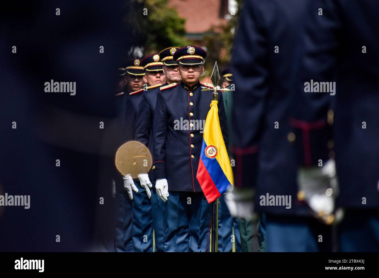 Bogota, Colombia. 06th Dec, 2023. Colombian army members take part ...