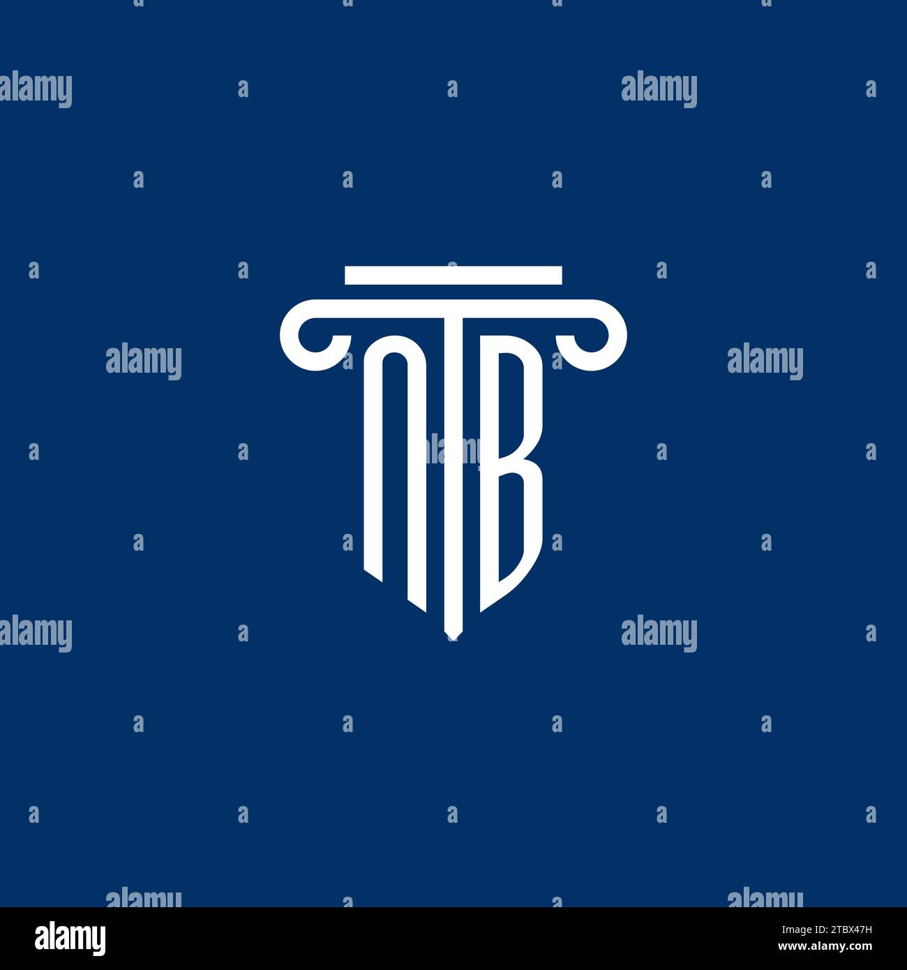 Initial nb logo hi-res stock photography and images - Alamy