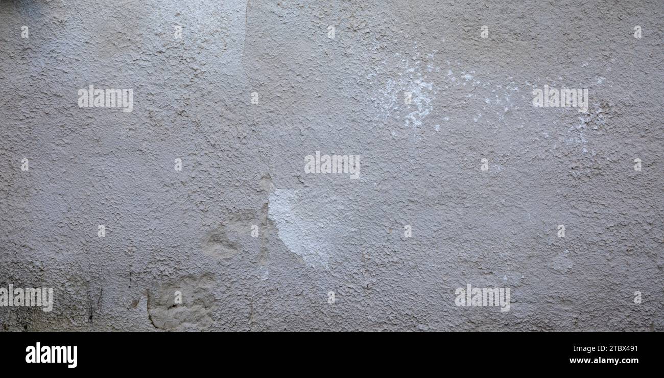 old ancient grey surface outdoor facade wall with white crack texture ...