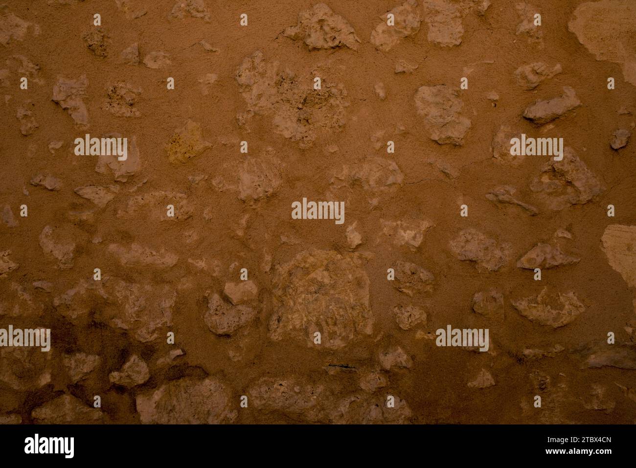 Dark rock stones old weathered stone restored ancient wall background ...