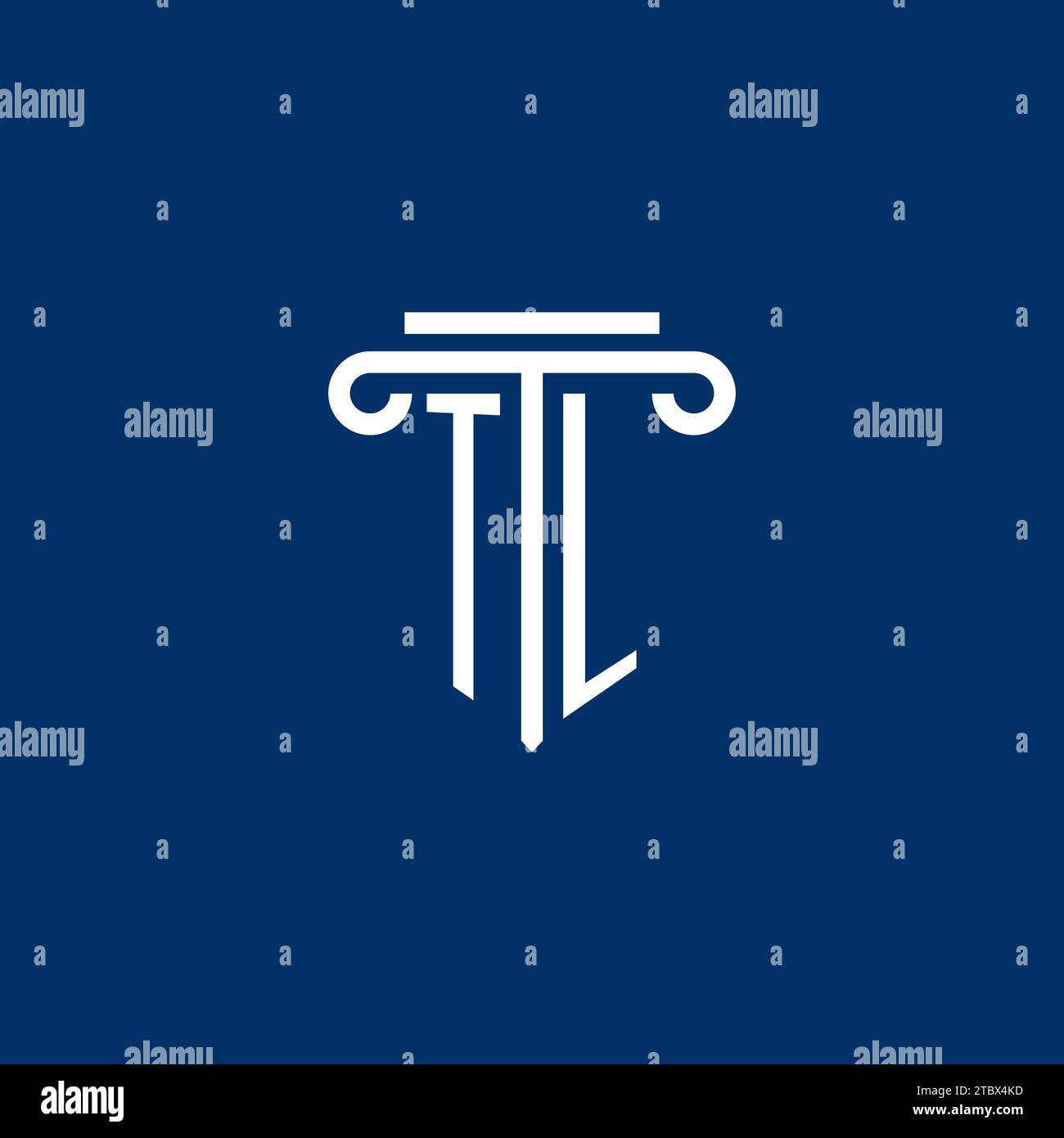 Tl initials logo hi-res stock photography and images - Alamy
