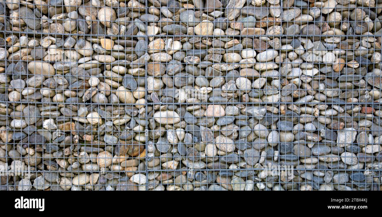 stones textured fence gabion steel metal grated stone wall basket made ...