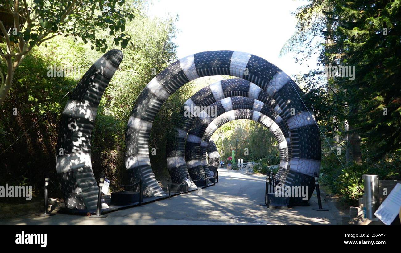 Los Angeles, California, USA 5th December 2023 Snake Zoo Lights at LA ...