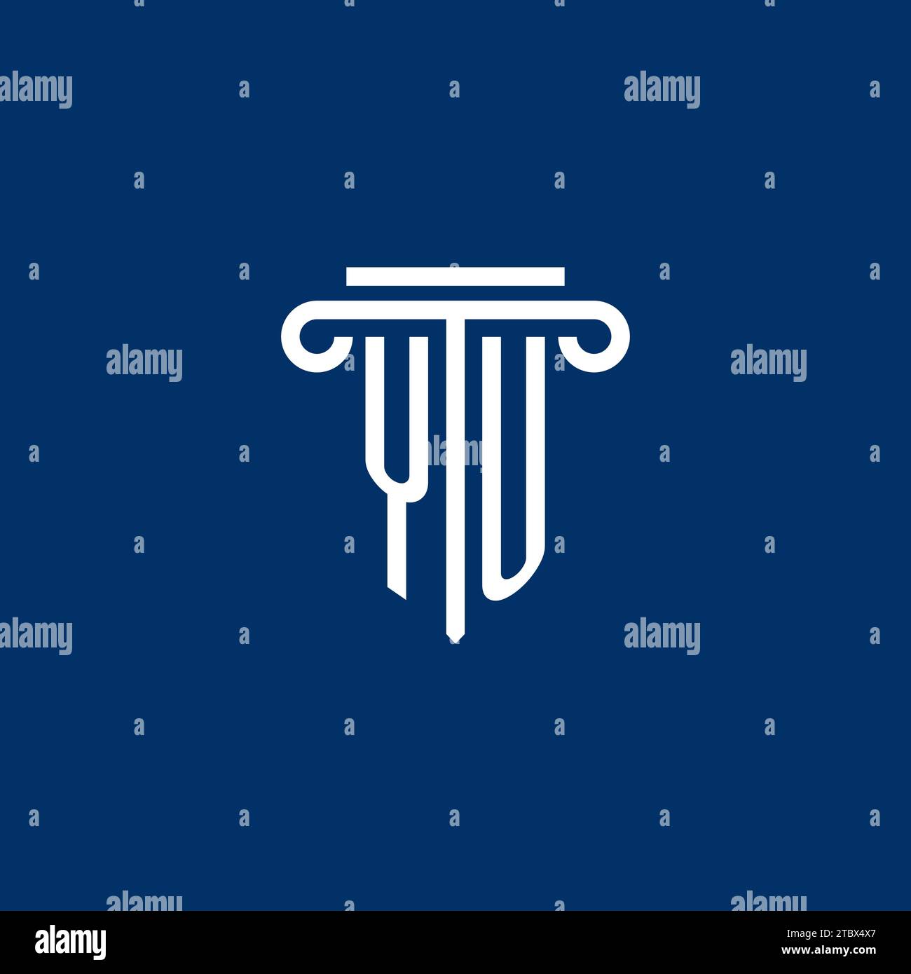 Letter yu logo hi-res stock photography and images - Alamy