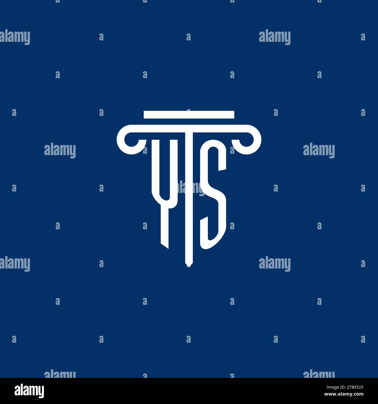 YS initial logo monogram with simple pillar icon design Stock Vector Image & Art - Alamy