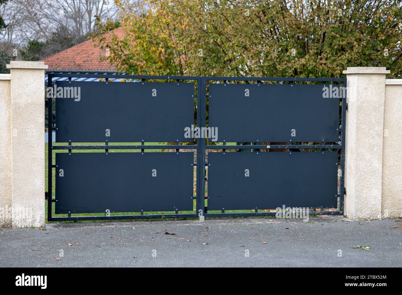 metallic iron classic grey steel vintage metal gray retro house gate ...