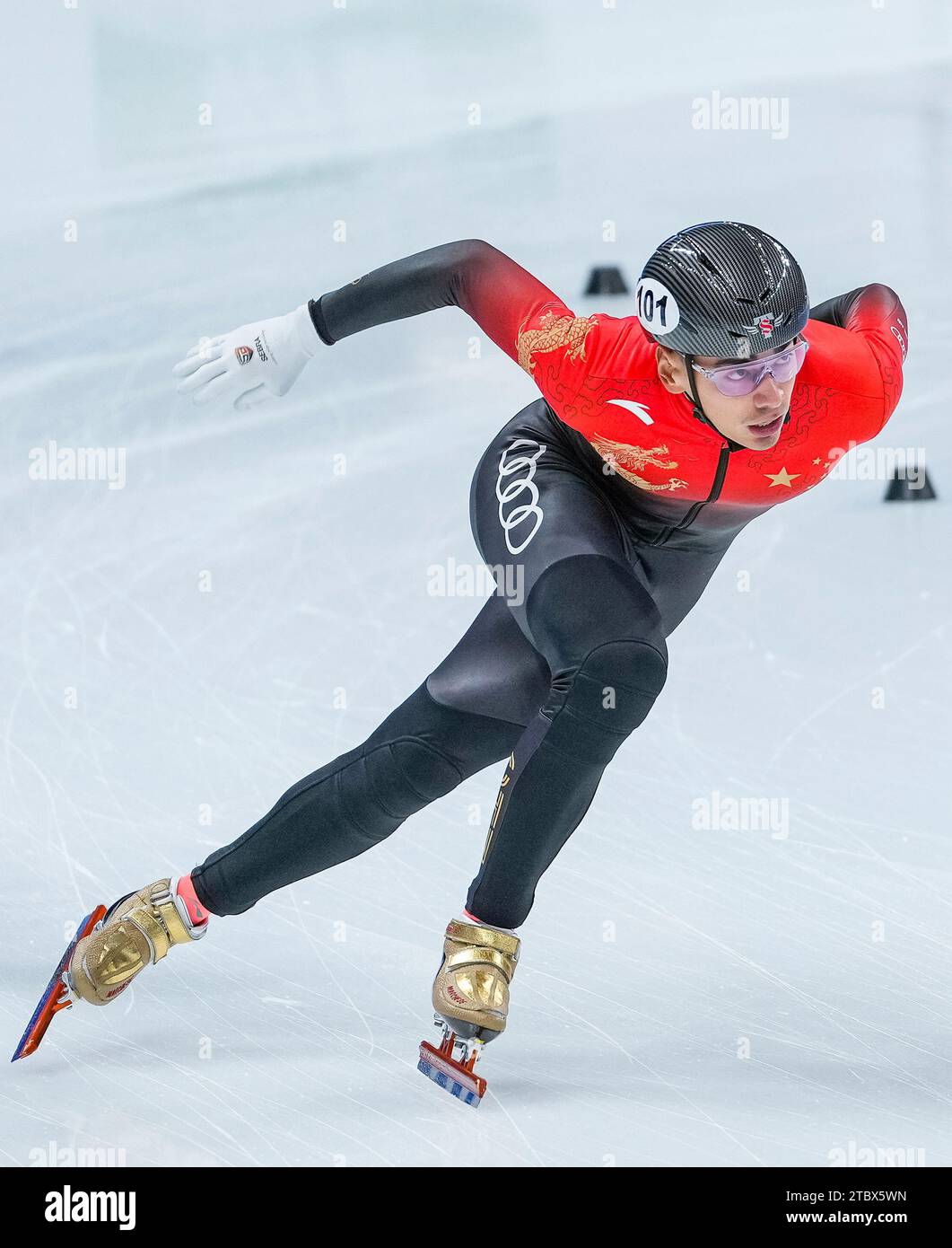 Beijing, China. 9th Dec, 2023. Liu Shaolin of China competes during the ...