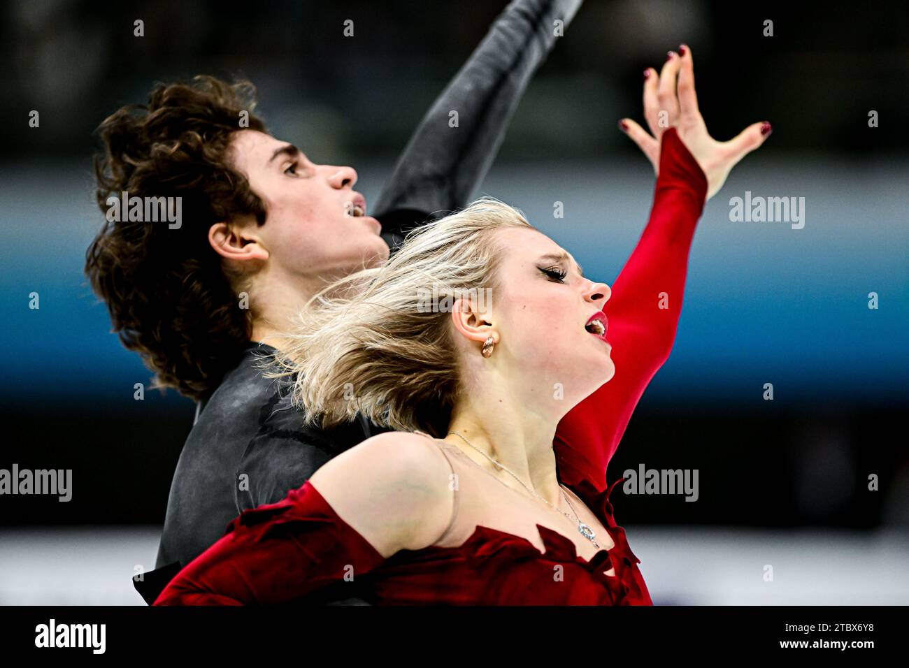 Beijing, China. 9th Dec 2023. Elizabeth TKACHENKO & Alexei KILIANOV (ISR), during Junior Ice ...