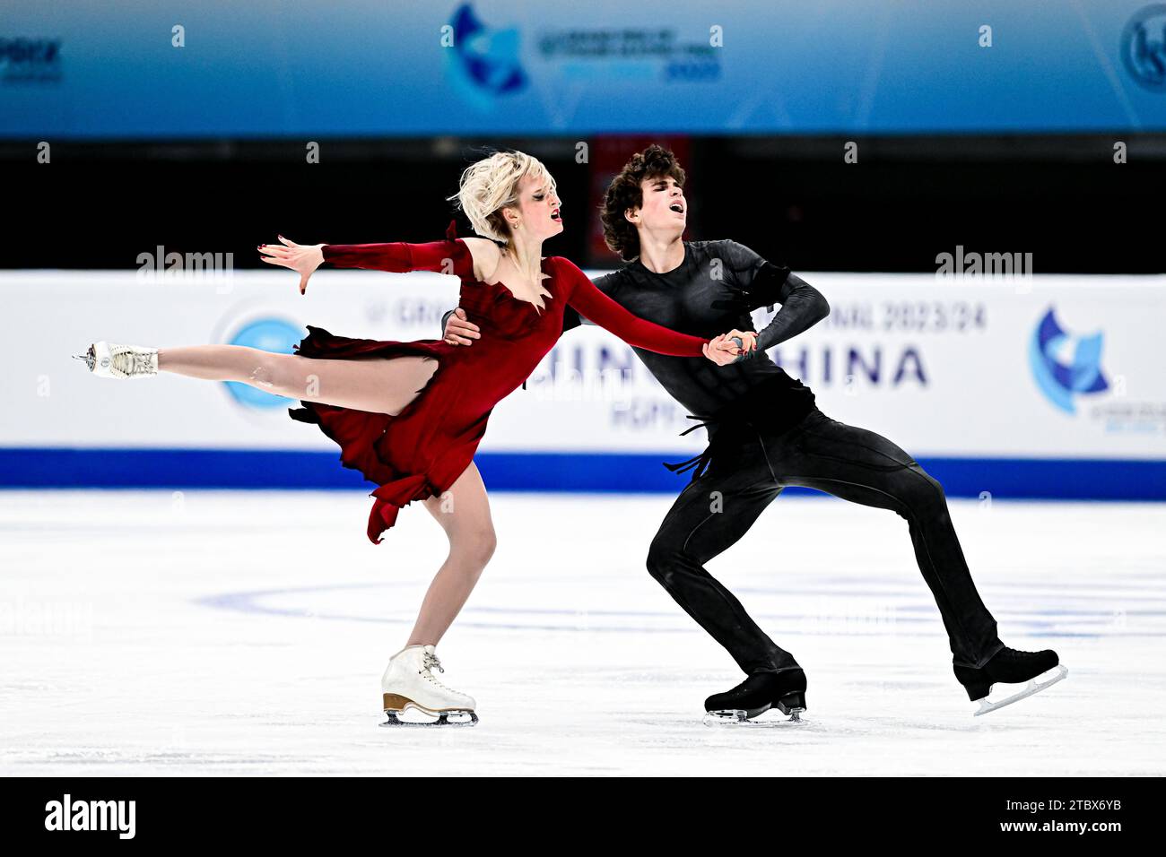 Beijing, China. 9th Dec 2023. Elizabeth TKACHENKO & Alexei KILIANOV (ISR), during Junior Ice ...