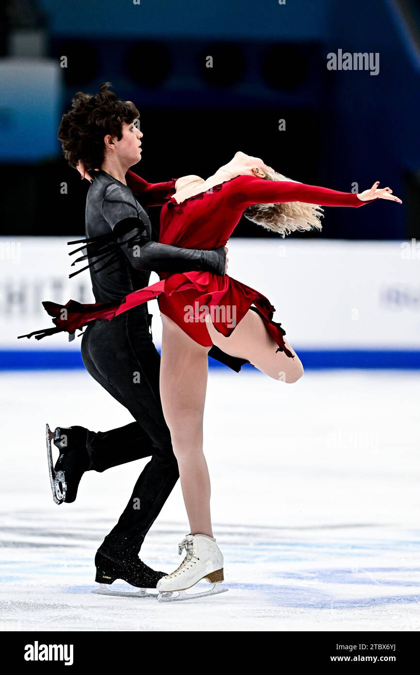 Beijing, China. 9th Dec 2023. Elizabeth TKACHENKO & Alexei KILIANOV ...