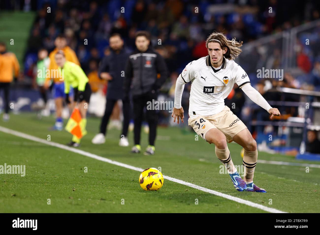 Yarek Gasiorowski of Valencia during the Spanish championship La Liga ...