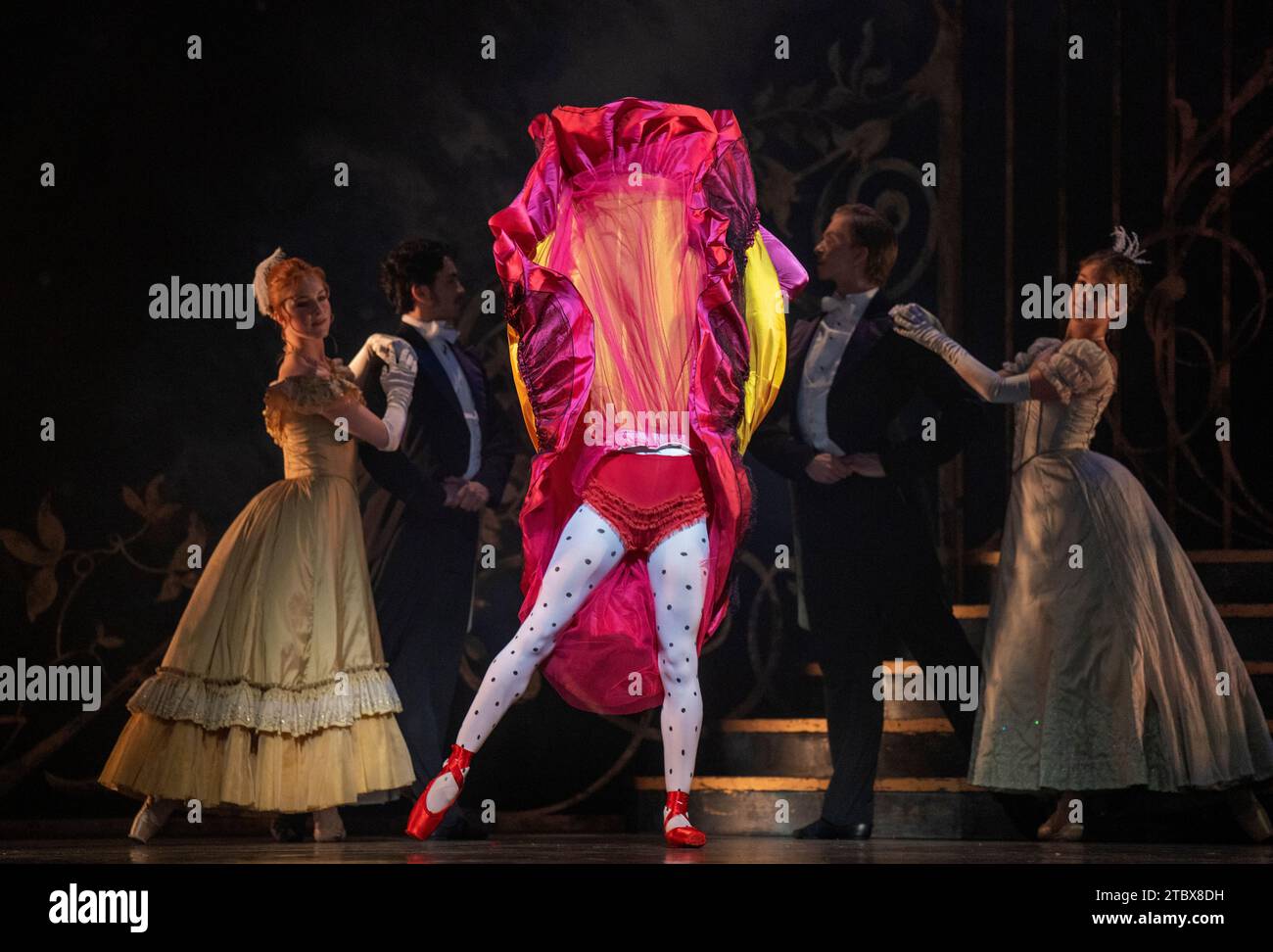 Dancers on stage during the dress run for Scottish Ballet's production ...
