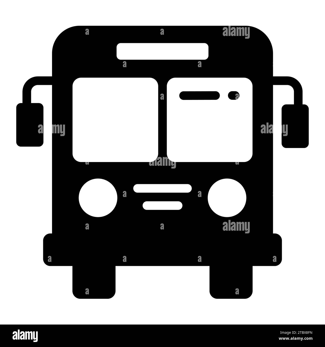 School bus icon vector vectors Stock Vector Images - Alamy