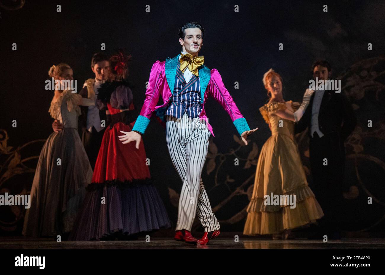 Dancers on stage during the dress run for Scottish Ballet's production ...